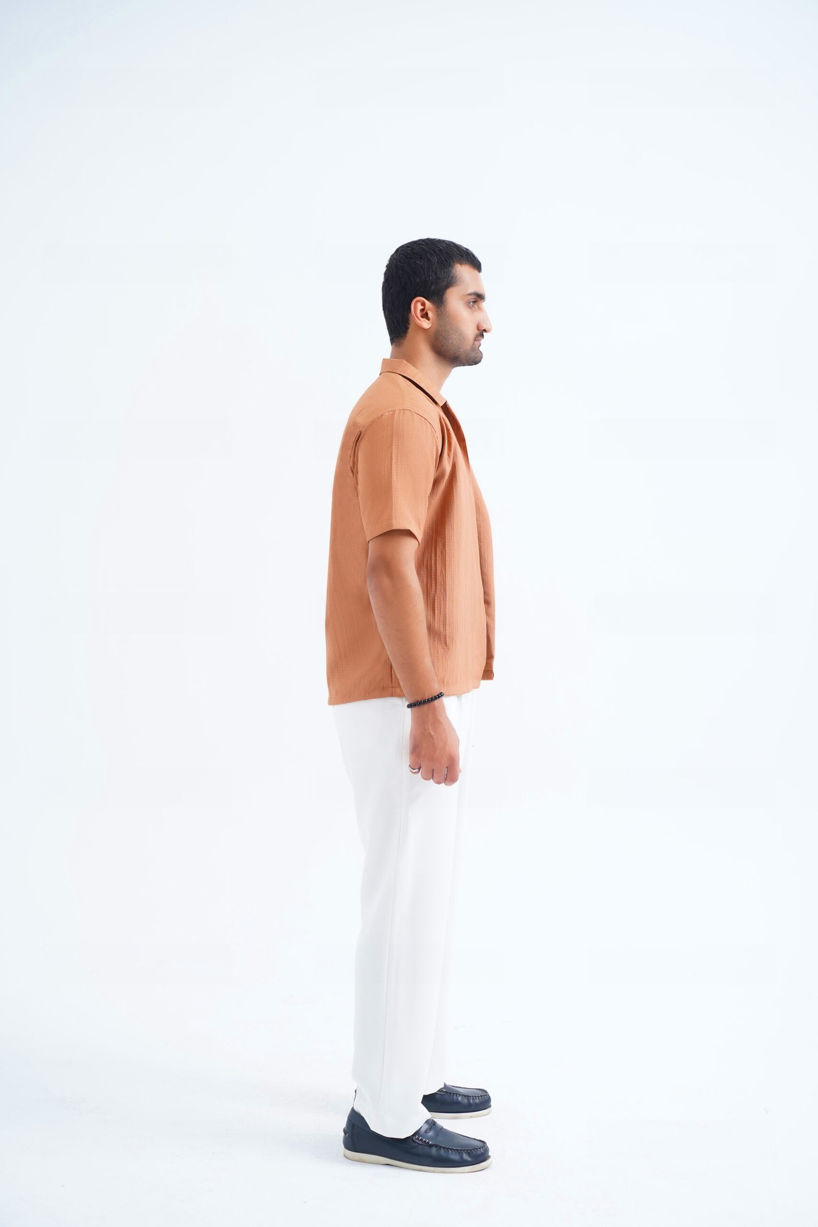 Textured Button-Down Shirt