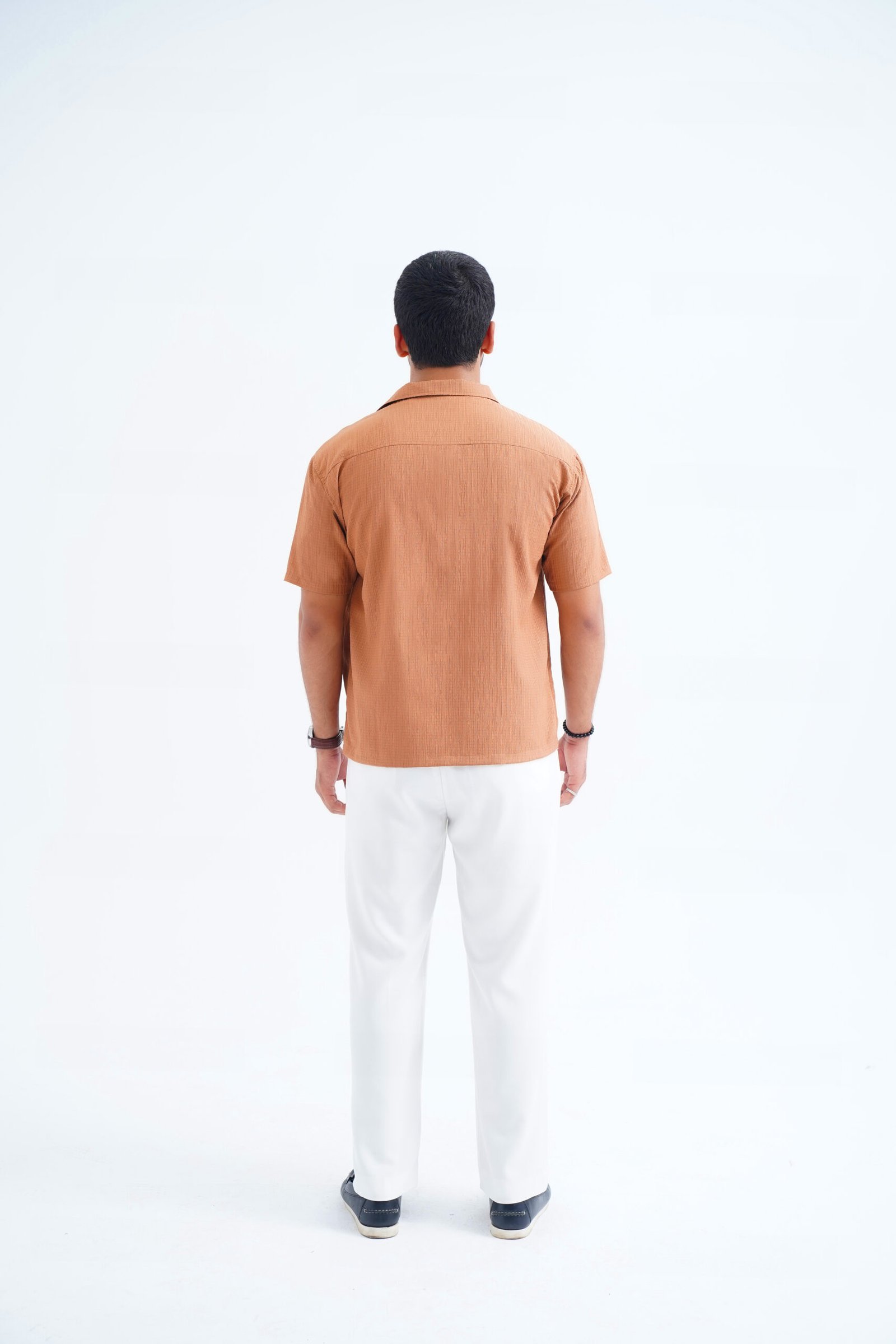 Textured Button-Down Shirt