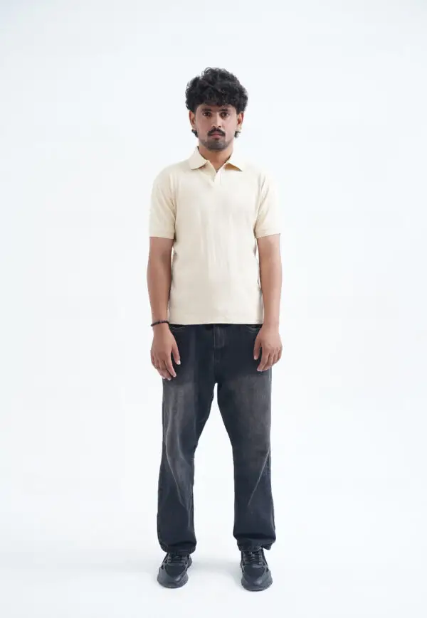Drop Needle V neck Polo